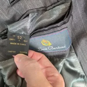 Luca Bertoni | Suits & Blazers | Luca Bertoni Gray Wool Suit Jacket ...